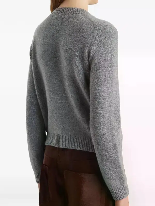Khaite Leta Cashmere Sweater - Grey