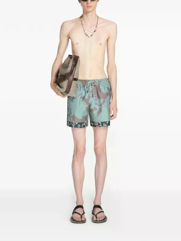 Dries Van Noten Stitched Leather Sandals