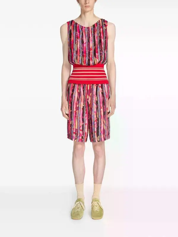 Dries Van Noten Sleeveless Striped Top