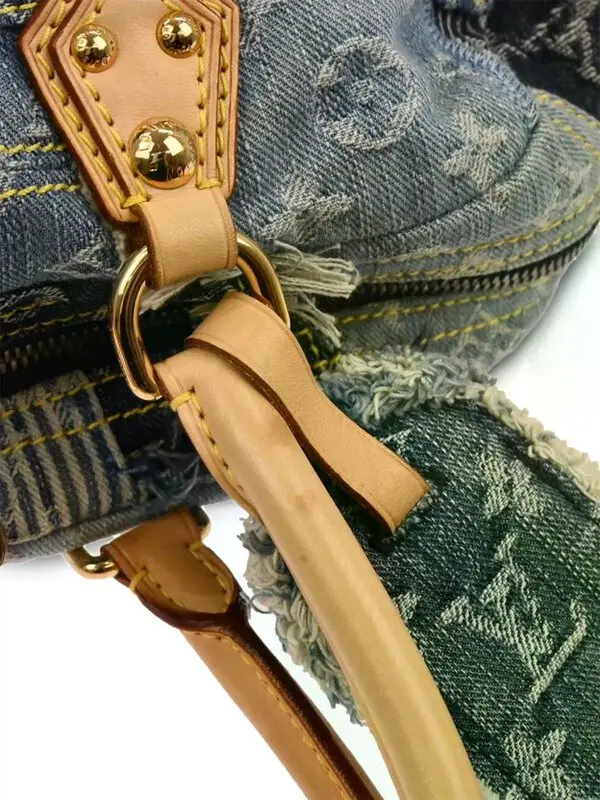LOUIS VUITTON 2007 Denim Patchwork Handbag