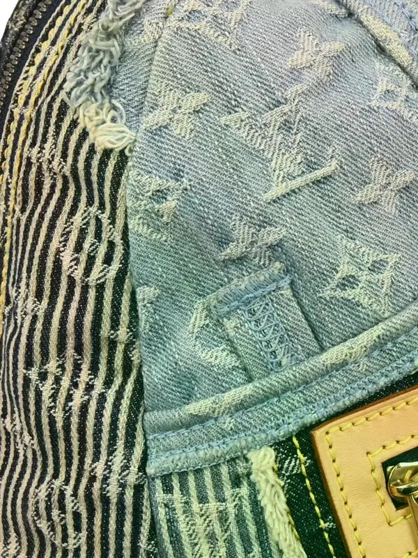LOUIS VUITTON 2007 Denim Patchwork Handbag