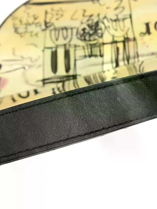 Dior 2005 Abstract-pattern Shoulder Bag - Neutrals
