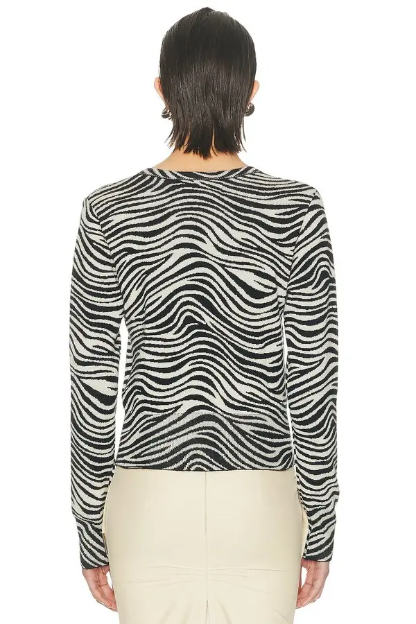 Sprwmn Baby Cashmere Cardigan - Zebra