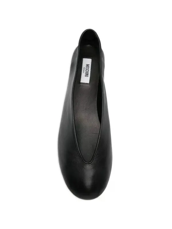 Moschino Leather Ballet Flats