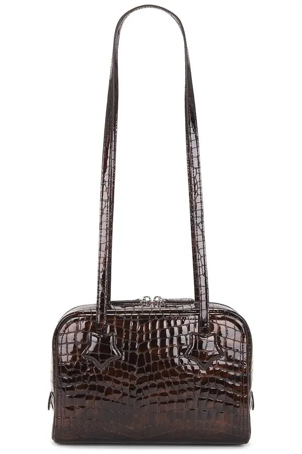 Sandy Liang Starla Embossed Leather Bag