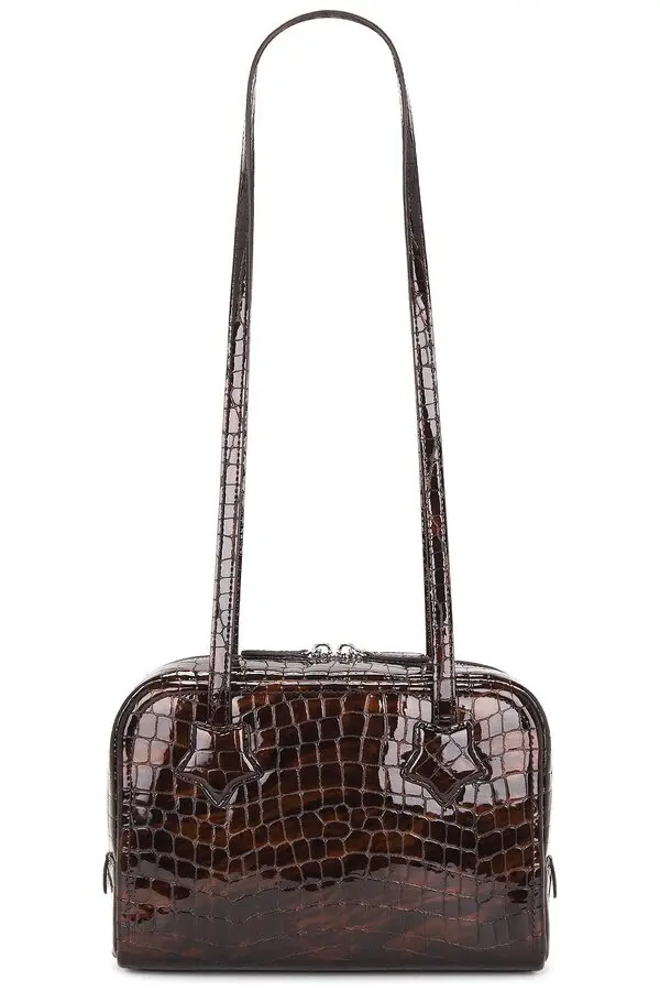 Sandy Liang Starla Embossed Leather Bag