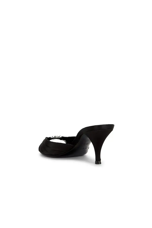 Saint Laurent Jerry Mule Sandal - Nero