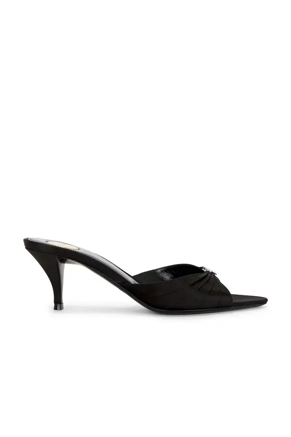Saint Laurent Jerry Mule Sandal - Nero