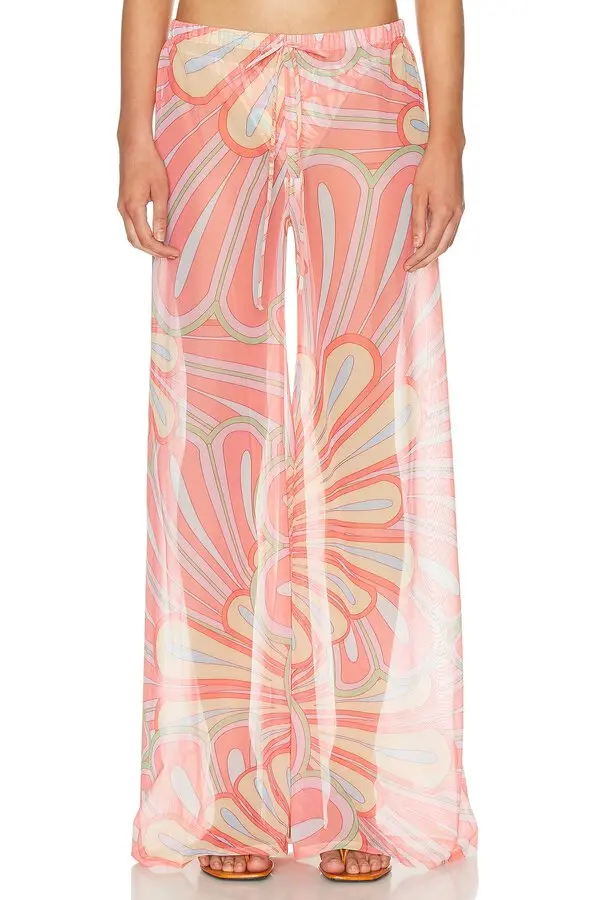 SHANI SHEMER Calia Pant - Pink Flower Print