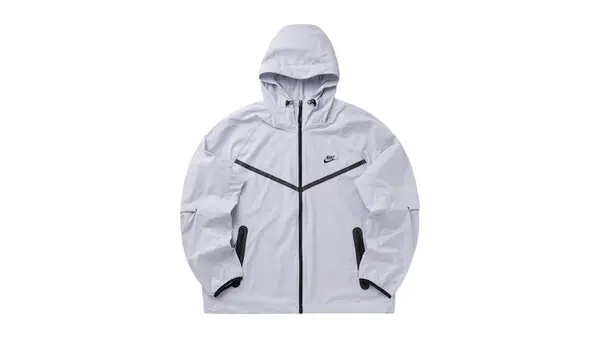 Nike Sportswear Tech Fleece Woven Full Zip Hoodie - Ghost