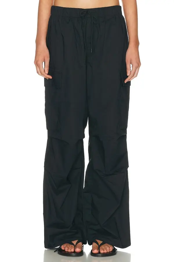 SKIMS Boyfriend Fleece Straight Pant - Onyx