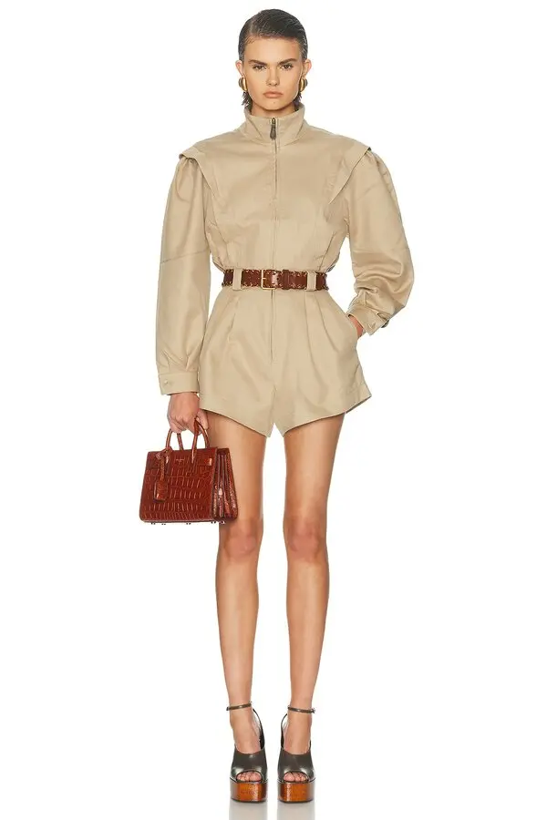 Ronny Kobo Nabil Romper - Khaki