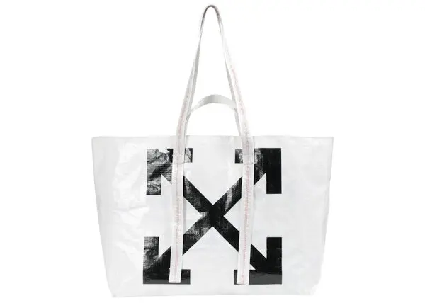 Off-White Arrows Tote Bag - White Black