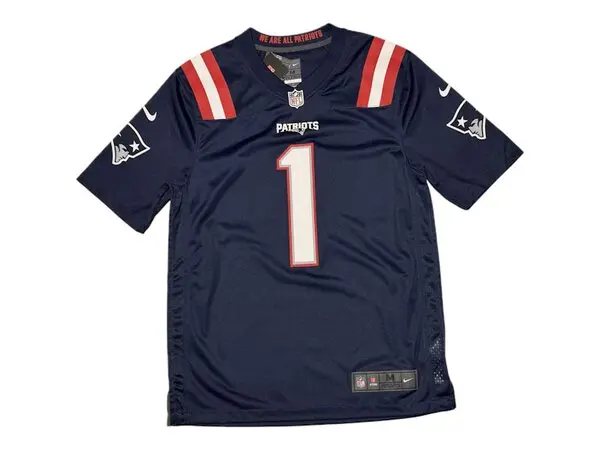 Nike Nfl New England Patriots Cam Newton Jersey - Navy Blue