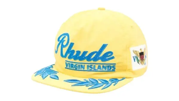 Rhude Virgin Islands Cap - Yellow/blue