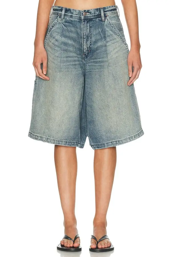 R13 Jesse Carpenter Denim Short - Rivington Blue
