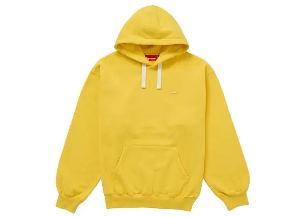Supreme Small Box Drawcord Hooded Sweatshirt - Yellow