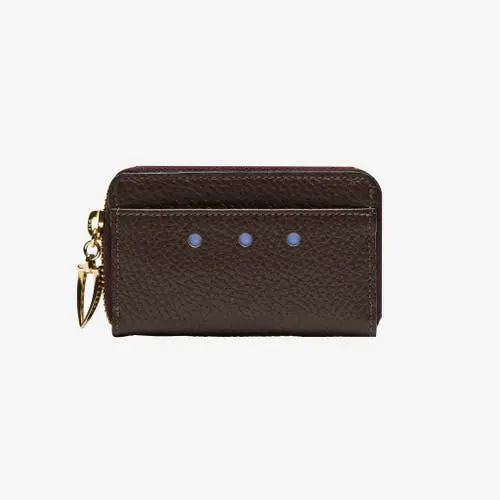 TUSK Ascot Coin And Card Case - Espresso