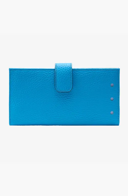 TUSK Ascot Long Slim Wallet - Azure