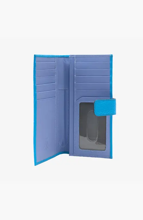 TUSK Ascot Long Slim Wallet - Azure