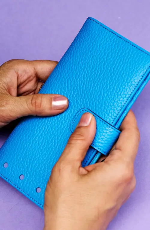 TUSK Ascot Long Slim Wallet - Azure