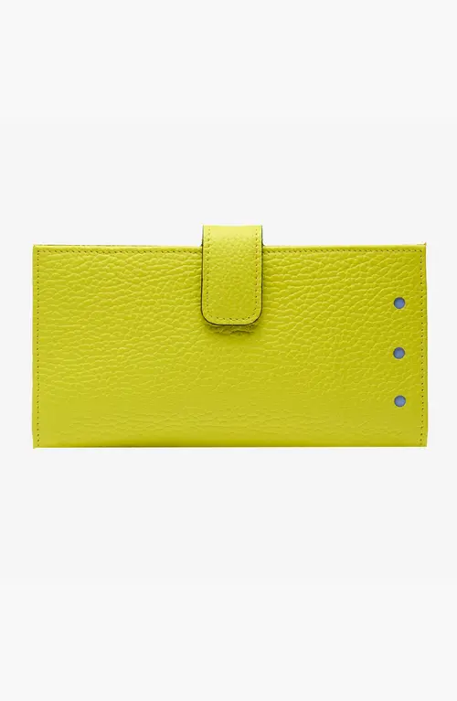 TUSK Ascot Long Slim Wallet - Lime