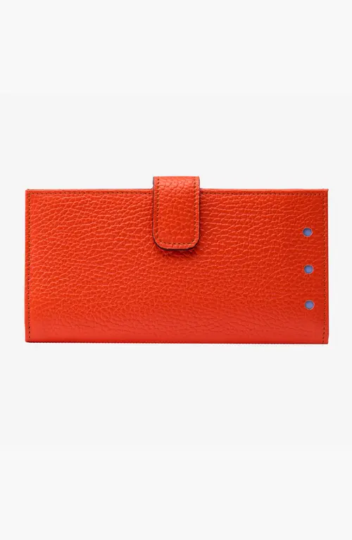 TUSK Ascot Long Slim Wallet - Orange