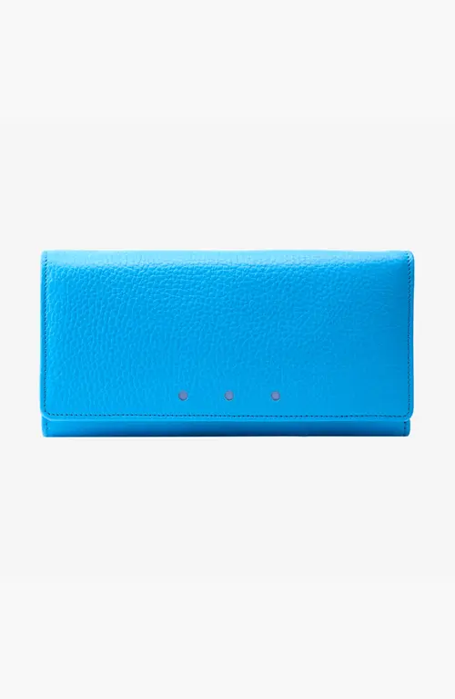 TUSK Ascot Flap Over Wallet - Azure