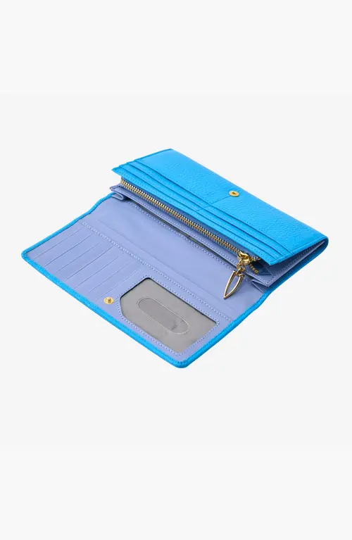 TUSK Ascot Flap Over Wallet - Azure