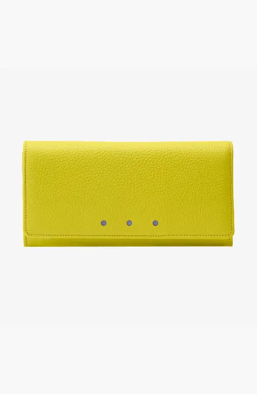 TUSK Ascot Flap Over Wallet - Lime