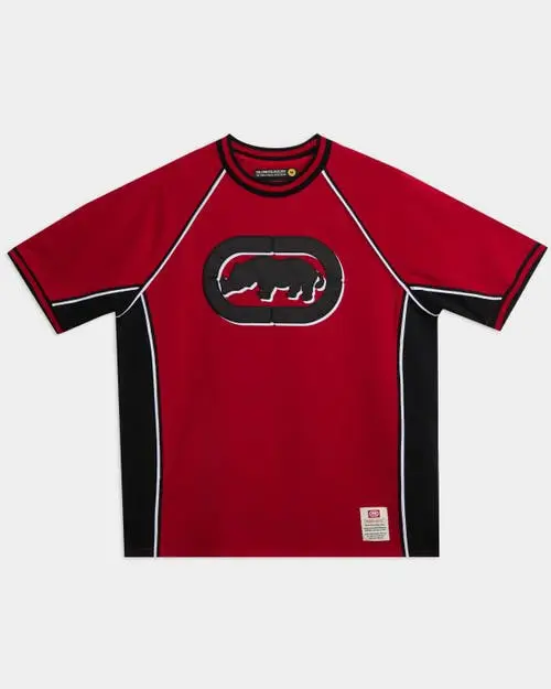 ECKO Rhino Raglan Top - Red/black