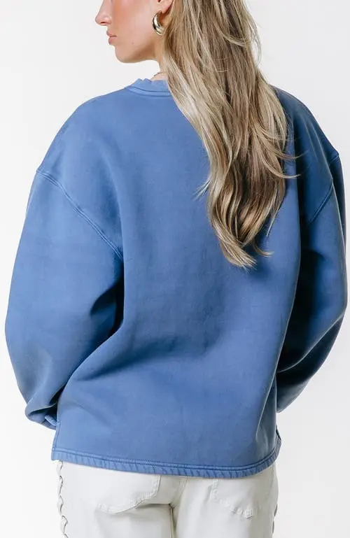 COLOURFUL REBEL Cr 33 Washed Baseball Sweat