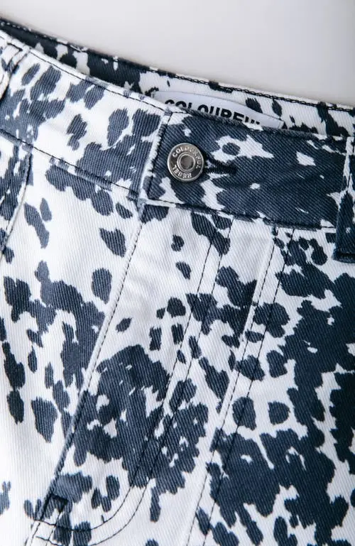 COLOURFUL REBEL Tinsley Cow Denim Worker Pant