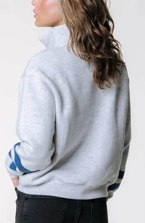 COLOURFUL REBEL Logo Stripes Zip Sweat