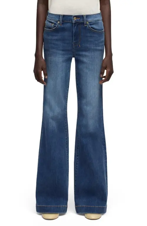 7 For All Mankind Dojo Flare Leg Jeans - Gale