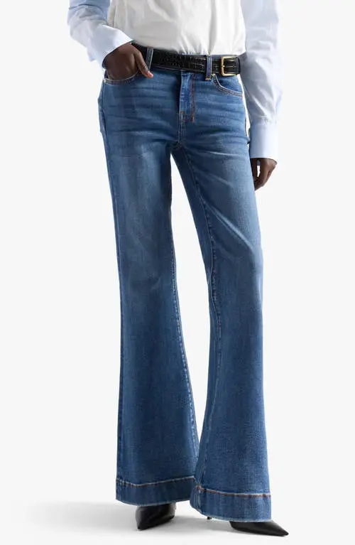 7 For All Mankind Dojo Flare Leg Jeans - Melody
