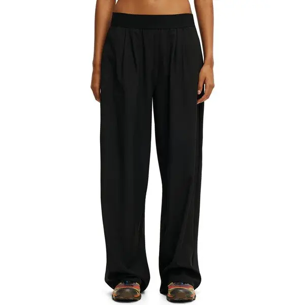 Cotton:on Active Studio Woven Elastic Pant - Black