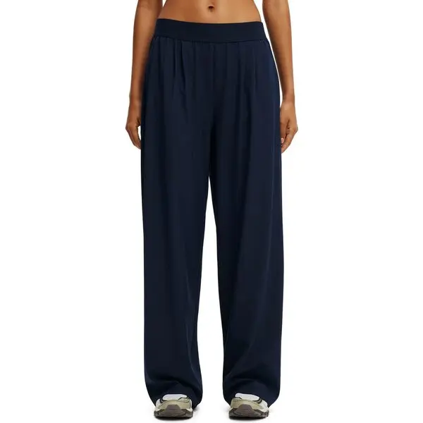 Cotton:on Active Studio Woven Elastic Pant - Prep Sport Navy