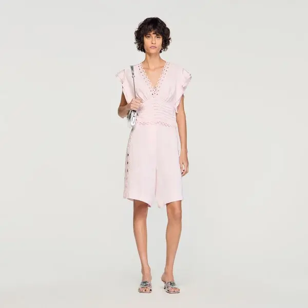 Sandro Floral Jacquard Bermuda Shorts