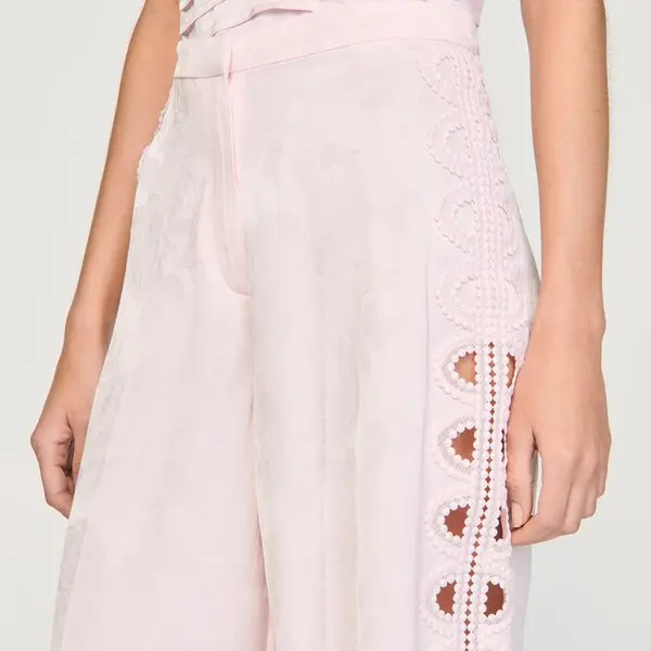 Sandro Floral Jacquard Bermuda Shorts