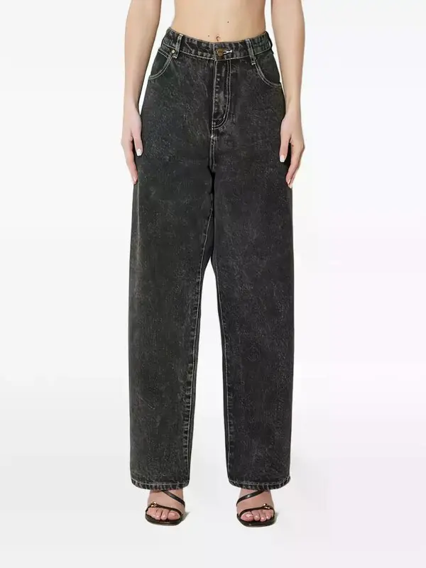 BUTTER GOODS Logo Embroidered Jeans