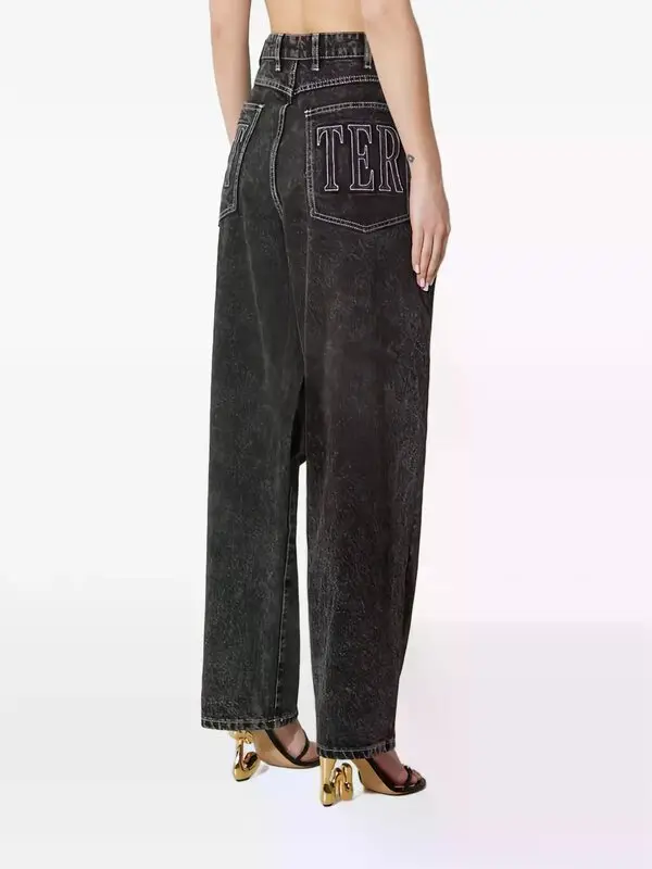 BUTTER GOODS Logo Embroidered Jeans
