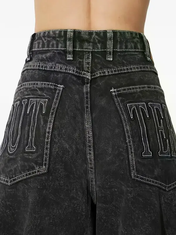 BUTTER GOODS Logo Embroidered Jeans