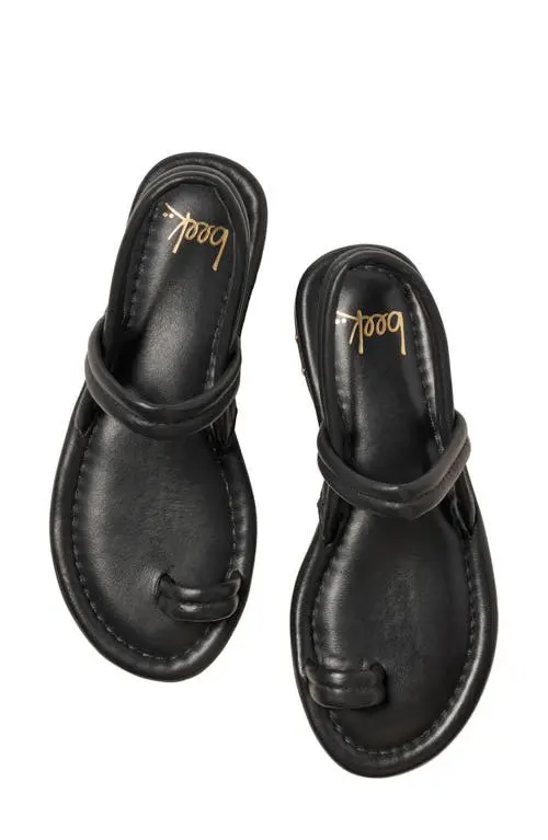 Beek Pavo Toe Loop Sandal - Black