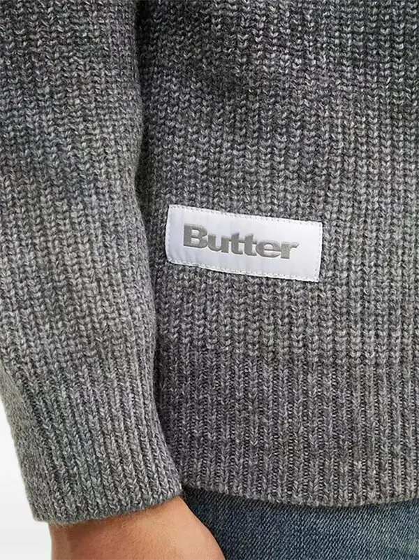 BUTTER GOODS Ribbed Knit Sweater