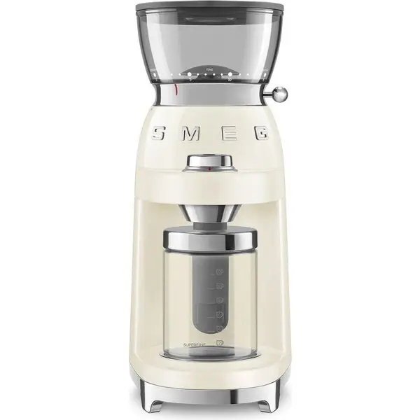 SMEG 50s Retro Style Espresso Grinder - Cream