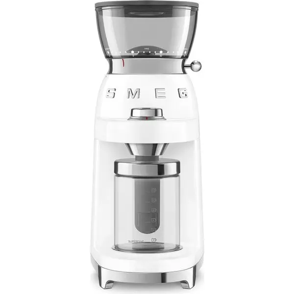 SMEG 50s Retro Style Espresso Grinder - White