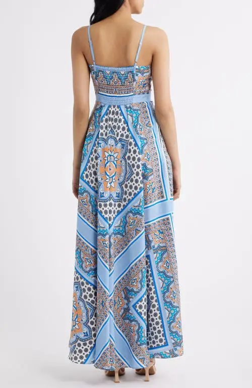 Eliza J Tie Front Maxi Sundress