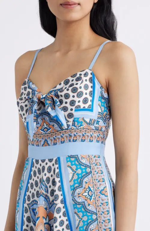 Eliza J Tie Front Maxi Sundress