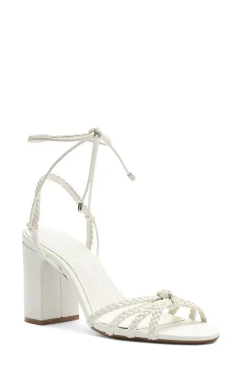 Schutz Adele Ankle Strap Sandal - White